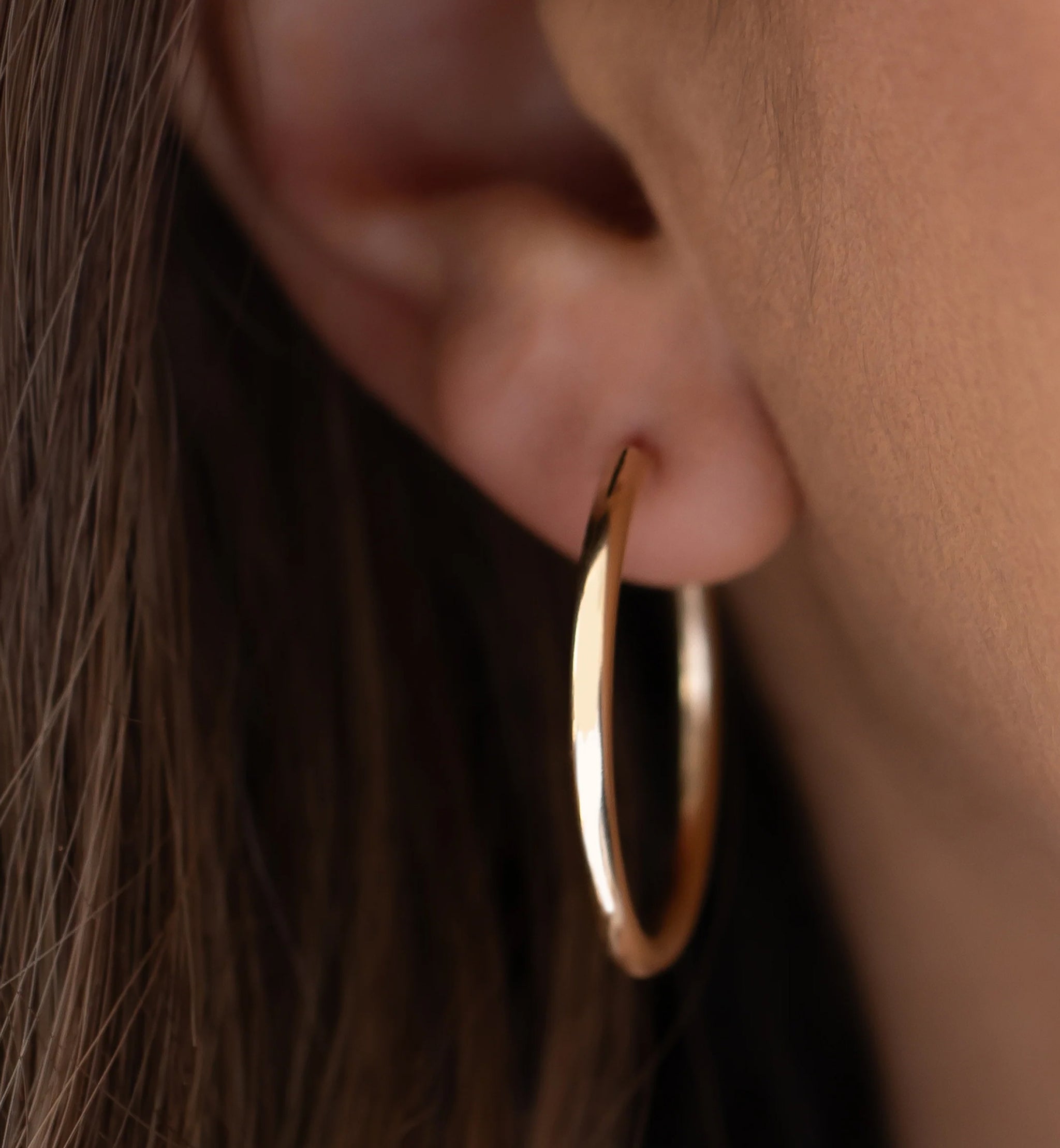 Cora Large Hoop Earrings