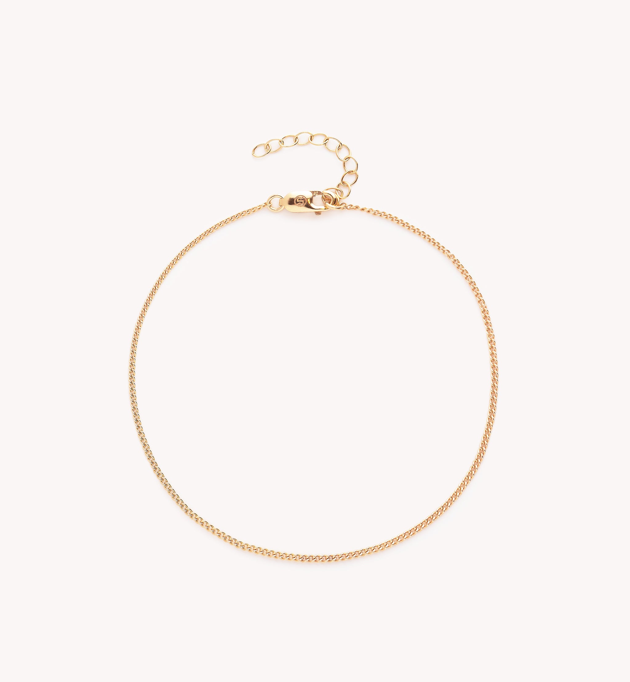 Linda Curb Chain Anklet