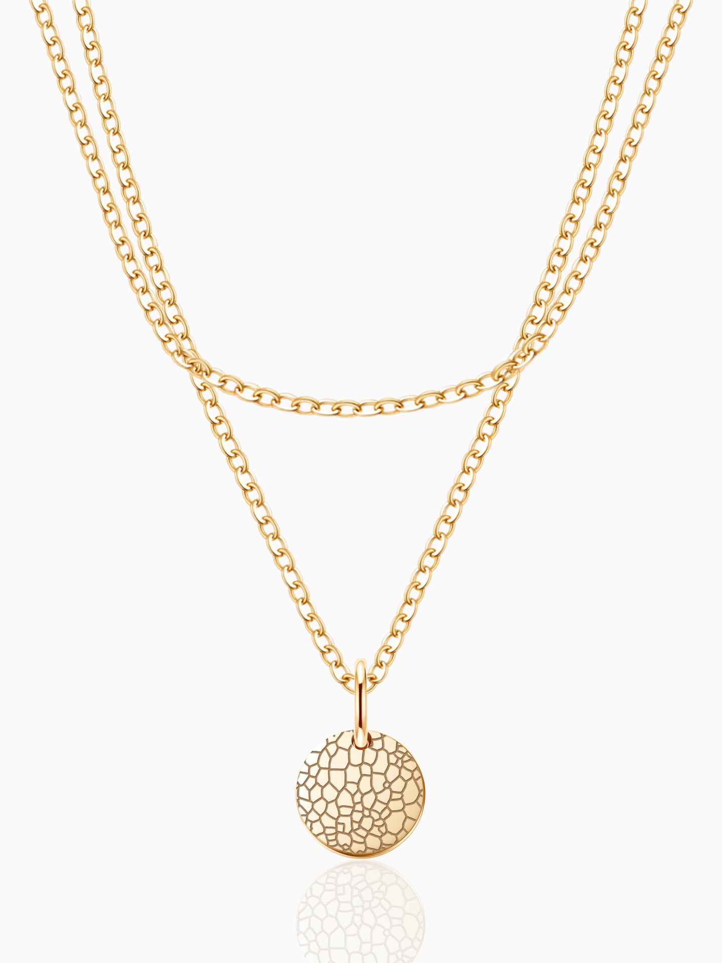Mona Tiny Focus Noseprint Layer Necklace
